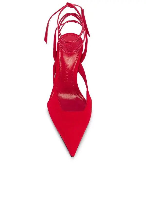 Attico Diane 55mm Slingback Heel - Red