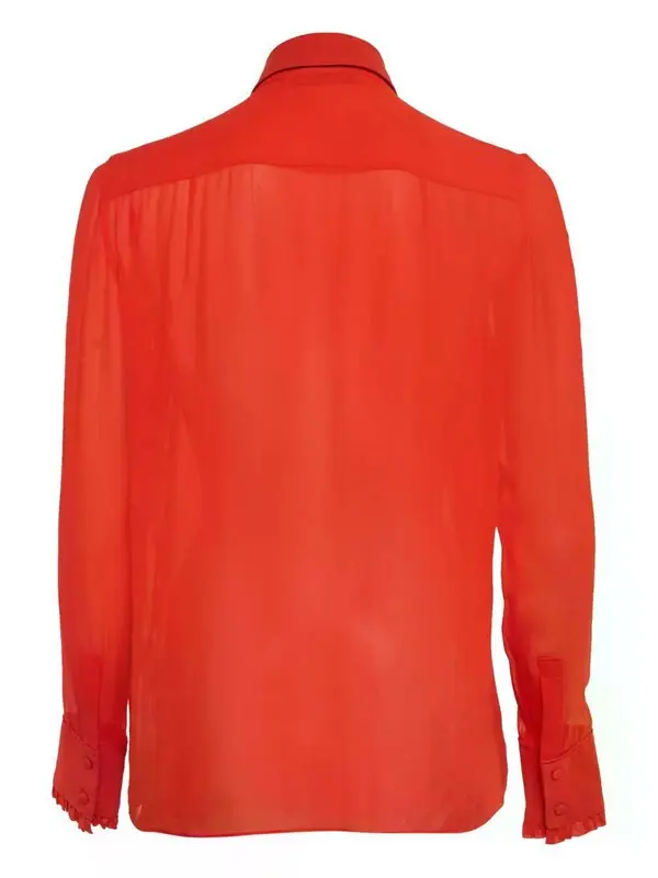 Roberto Cavalli Ruffled Long-sleeve Shirt