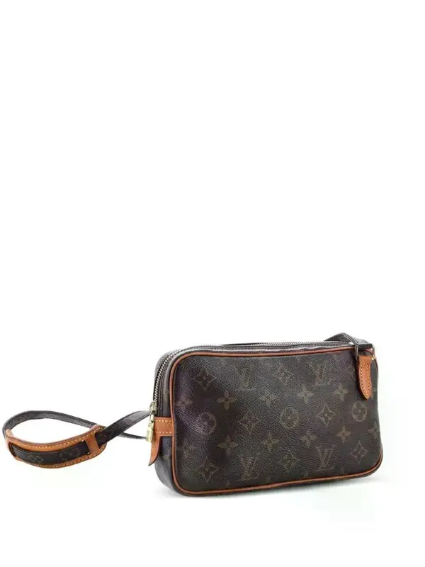 LOUIS VUITTON Pochette Marly Bandouliere Monogram Canvas - Brown