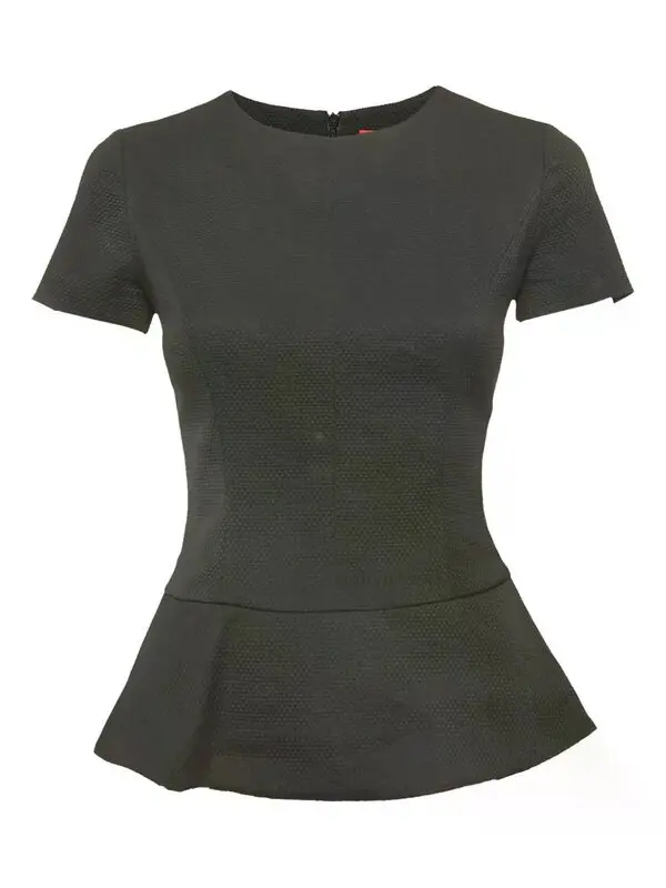 Hugo Boss Jacquard Peplum Top