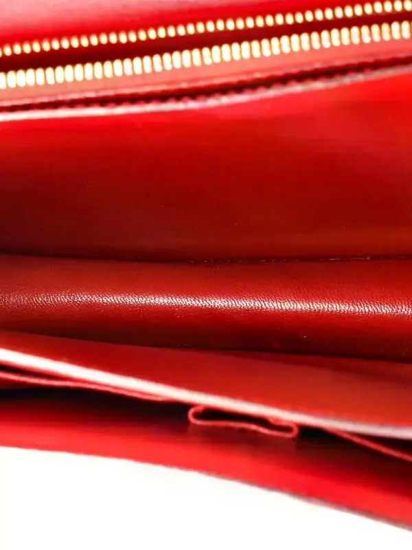 Celine Classic Box Bag Grainy Leather Medium - Red