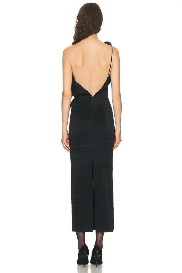 Magda Butrym Strapless Long Dress