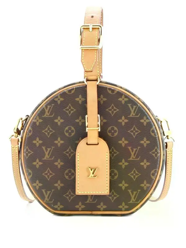 LOUIS VUITTON Petite Boite Chapeau Monogram Crossbody Bag - Brown