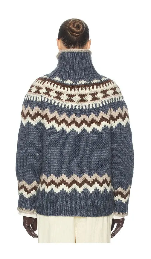 HELSA Asta Fairisle Sweater