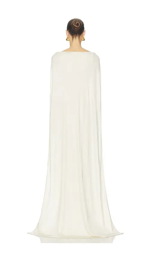 HELSA The Alva Caped Jersey Dress