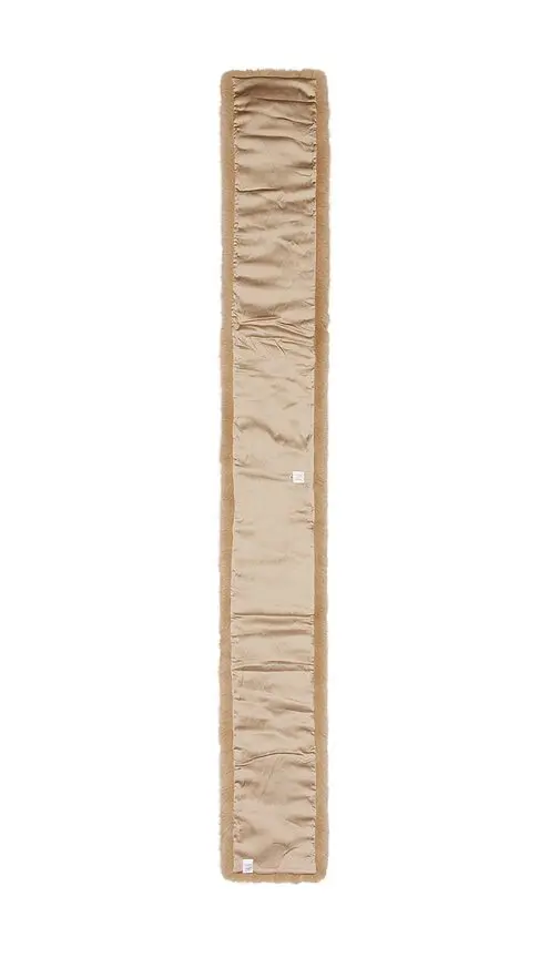HELSA Faux Fox Scarf In Tan