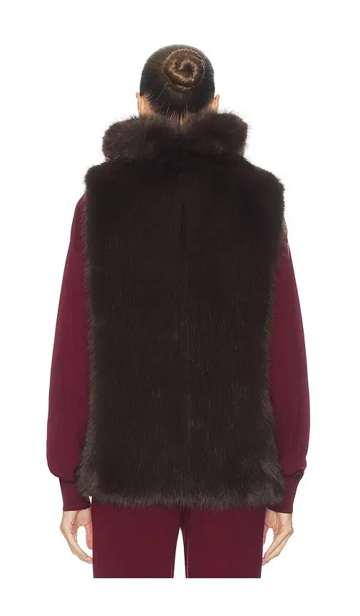 HELSA Faux Fox Gilet