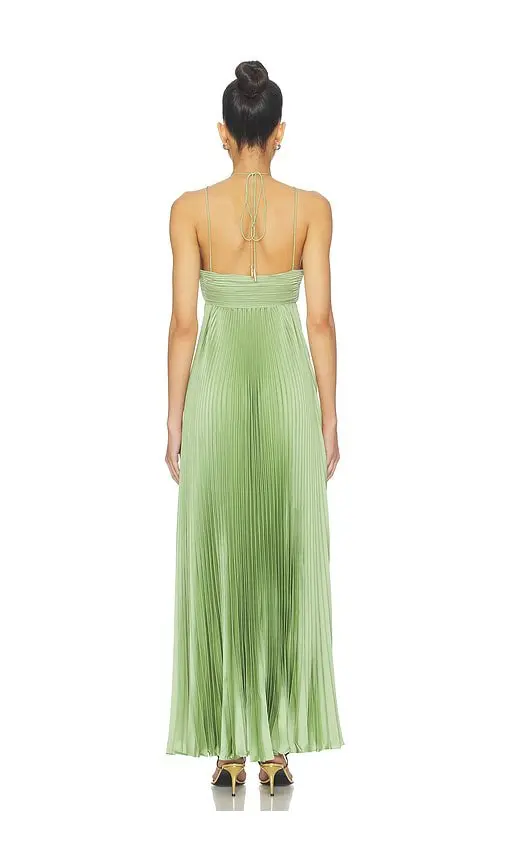 AMUR River Pleated Gown
