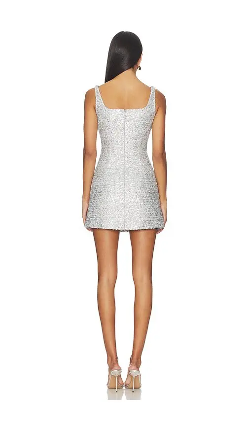 SAU LEE Aidan Tweed Dress