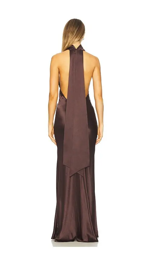 SAU LEE Penelope Gown - Mocha