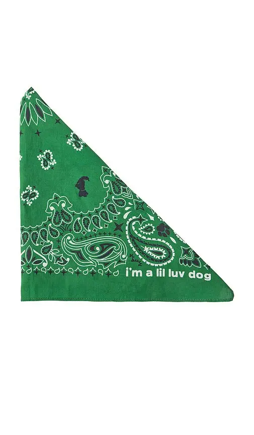 LIL LUV DOG Bandana - Green