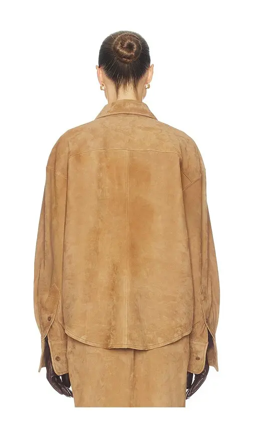 HELSA Suede Overshirt