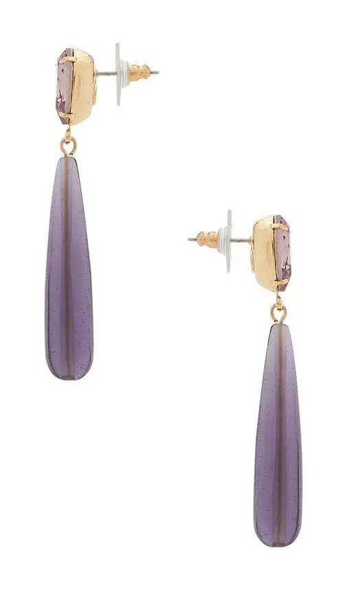 JENNIFER BEHR Caroline Dangle Earrings - Amethyst