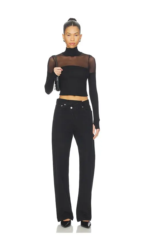 Michael Lauren Marvel Longsleeve Turtleneck Top