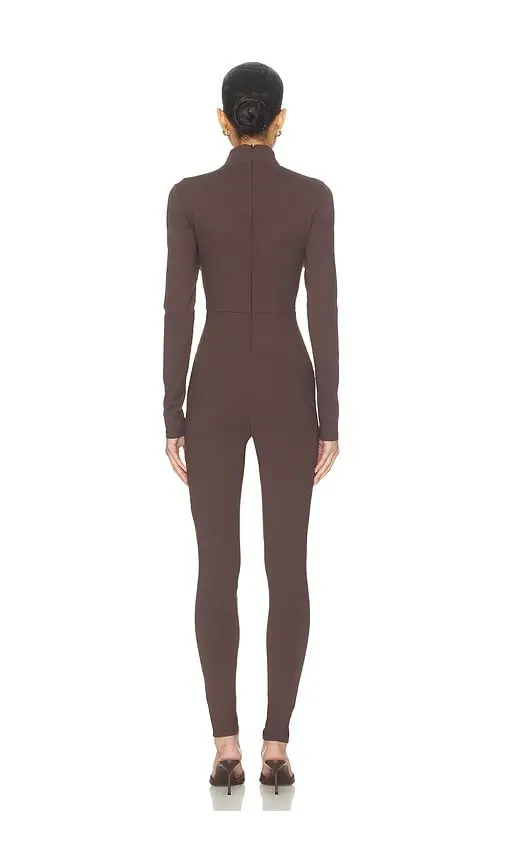 Susana Monaco Carryover Mock Neck Jumpsuit