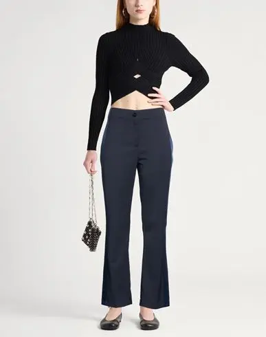 Iceberg Bootcut Pants With Side Seam Stripes