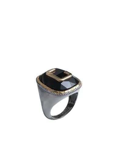 Zadig&Voltaire Ring With Metal Applications - Black