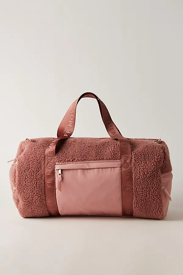 Free People Slopes Sherpa Duffle Bag - Gem