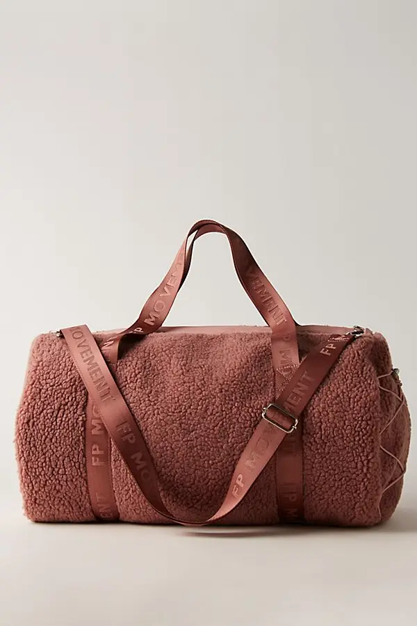 Free People Slopes Sherpa Duffle Bag - Gem