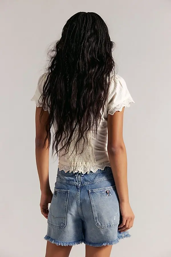 Free People We The Free Hike It Up Utility Shorts - Pasadena