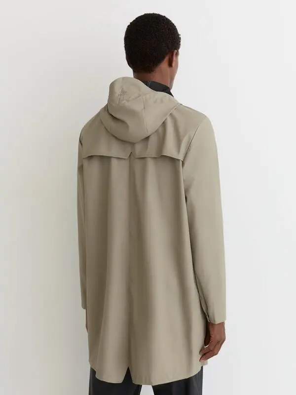 Rains Waterproof Long Rain Jacket - Drift