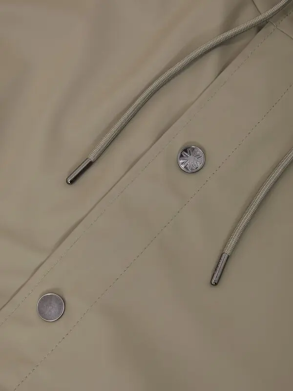 Rains Waterproof Long Rain Jacket - Drift