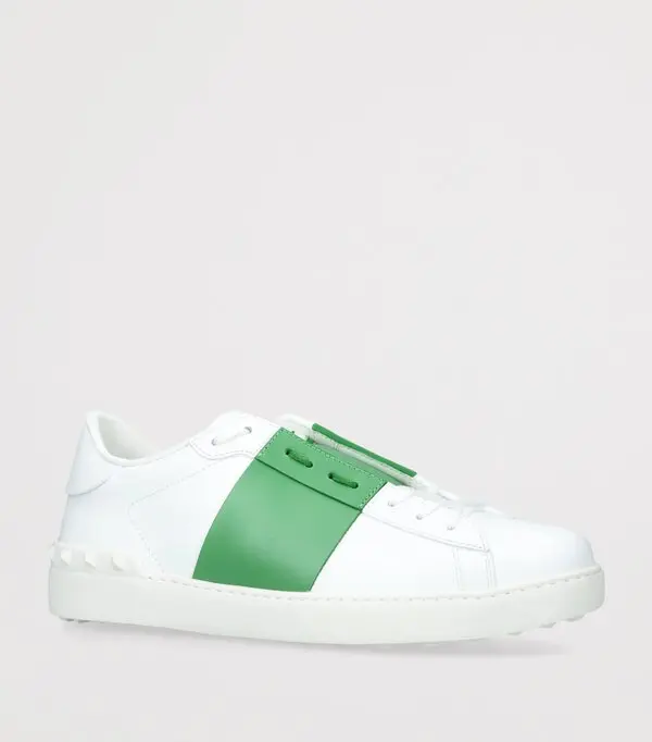 Valentino Garavani Leather Open Sneakers