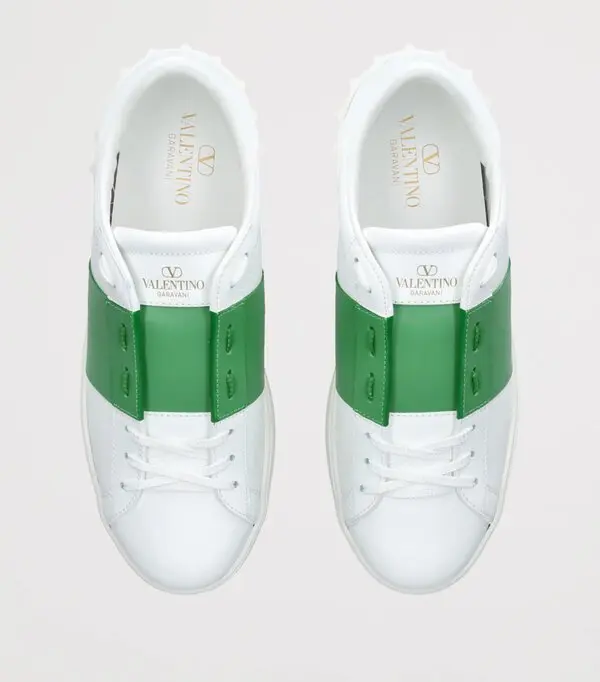 Valentino Garavani Leather Open Sneakers