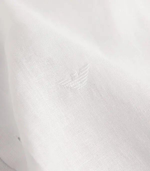 Emporio Armani Linen Logo Shirt