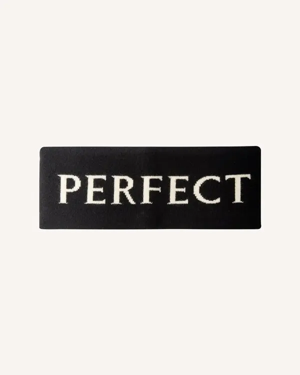 Perfect Moment Merino Wool Headband - Black