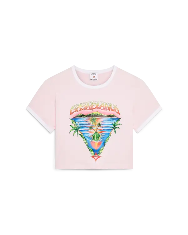 Casablanca Innocence Triangle Short Sleeve T-shirt - Multicolor