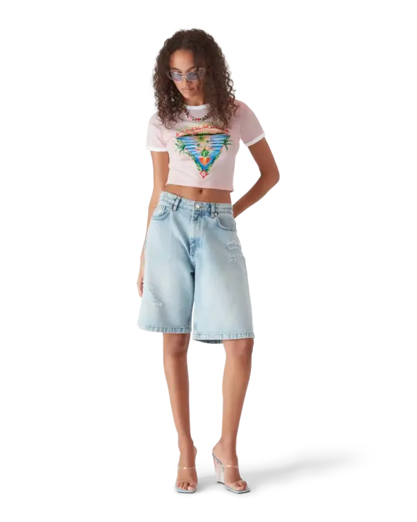 Casablanca Innocence Triangle Short Sleeve T-shirt - Multicolor