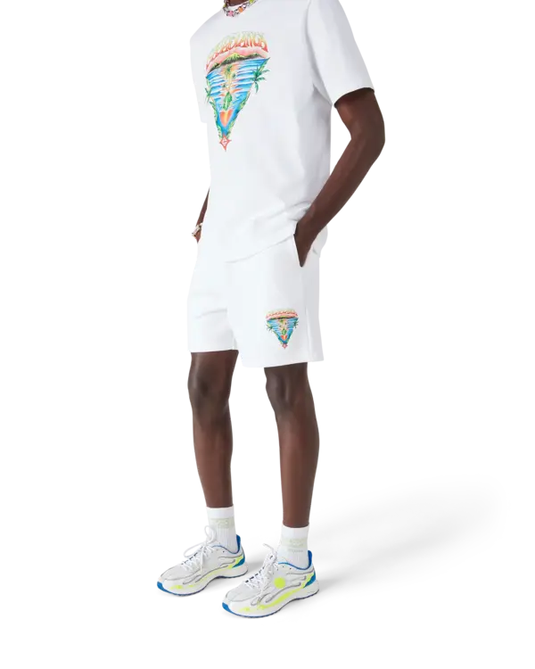 Casablanca Innocence Triangle Sweatshorts - Multicolor