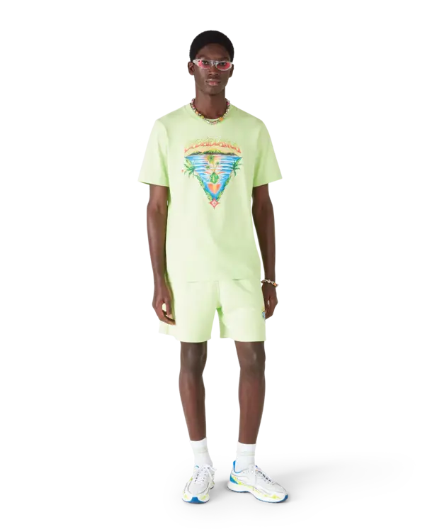 Casablanca Innocence Triangle Sweatshorts - Multicolor