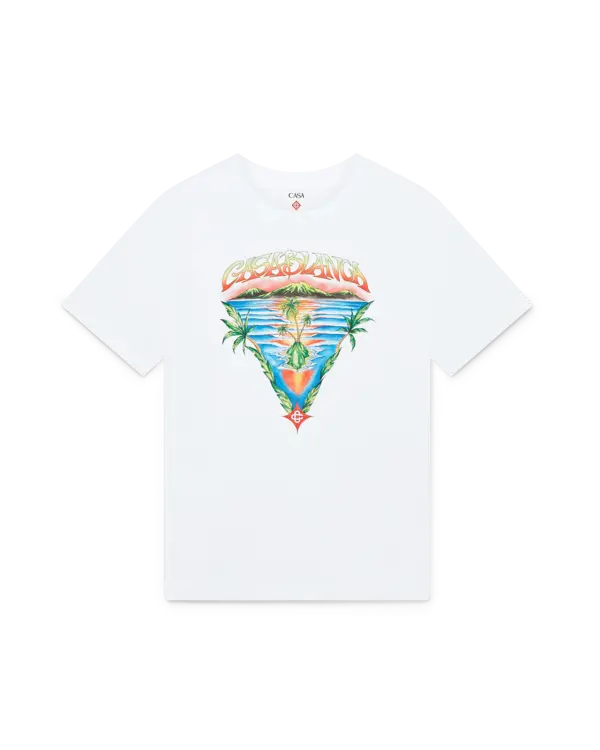 Casablanca Innocence Triangle Short Sleeve T-shirt - Multicolor