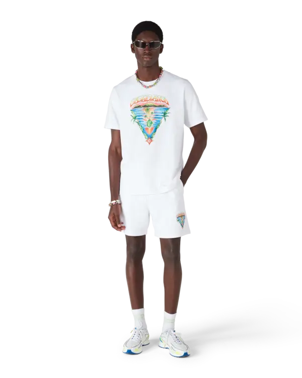 Casablanca Innocence Triangle Short Sleeve T-shirt - Multicolor