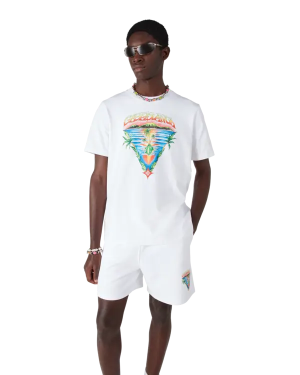 Casablanca Innocence Triangle Short Sleeve T-shirt - Multicolor