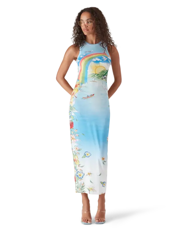 chinese dress ladies CASABLANCA WOMEN-CLOTHING LONG DRESSES Draped maxi dress