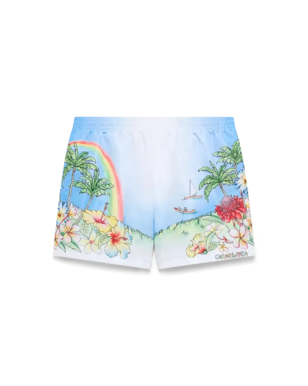 Casablanca Aloha Printed Swim Shorts - Multicolor