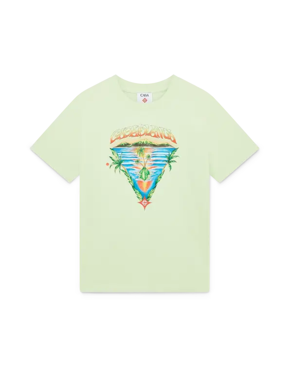 Casablanca Innocence Triangle Short Sleeve T-shirt - Multicolor
