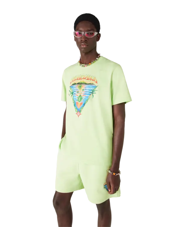 Casablanca Innocence Triangle Short Sleeve T-shirt - Multicolor