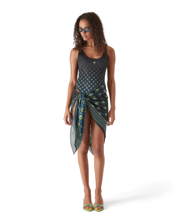 Casablanca Monogram Printed Swimsuit