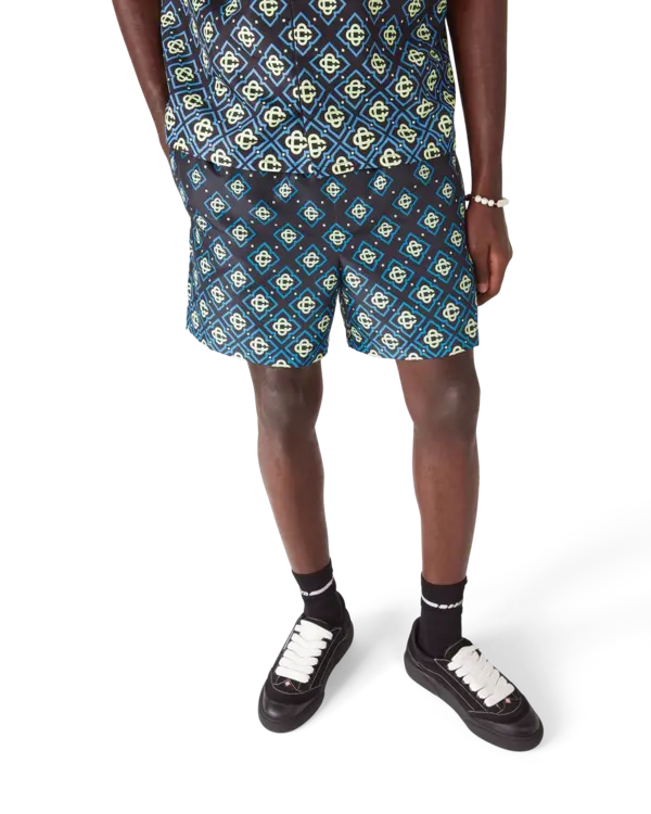 Casablanca Monogram Print Swim Shorts