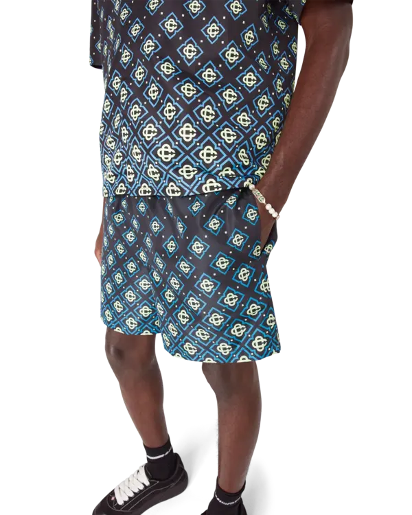 Casablanca Monogram Print Swim Shorts