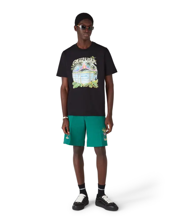 Casablanca Volcano Short Sleeve T-shirt - Multicolor