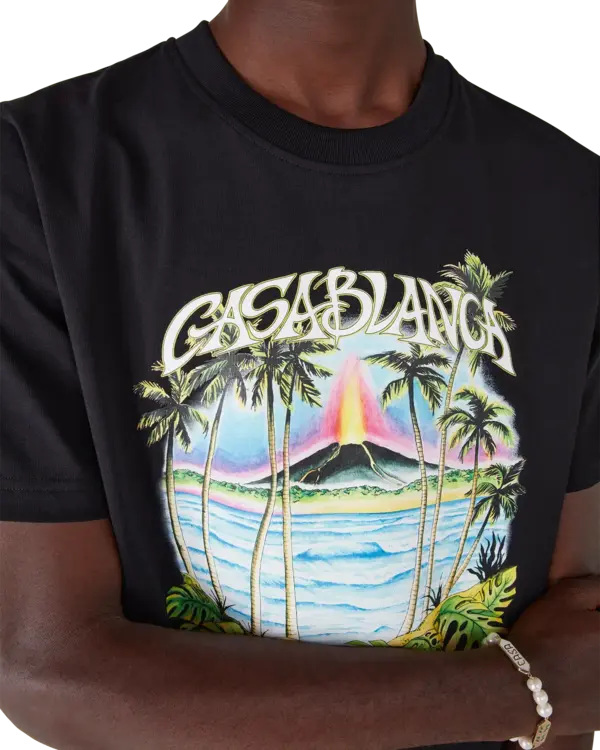 Casablanca Volcano Short Sleeve T-shirt - Multicolor