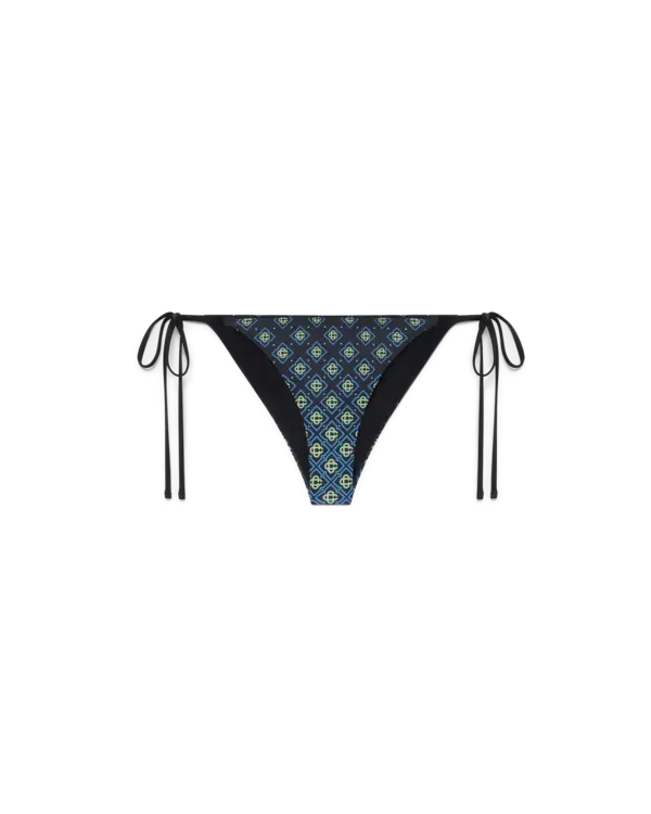 Casablanca Degrade Monogram Bikini Bottom - Black