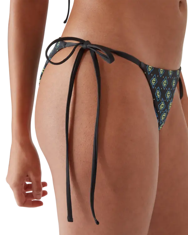 Casablanca Degrade Monogram Bikini Bottom - Black