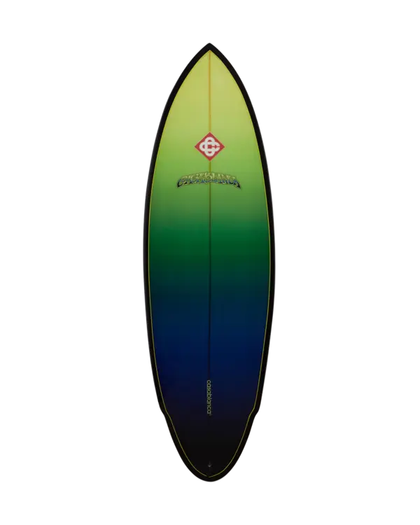 Casablanca Handmade Retro Surf Board - Multicolor