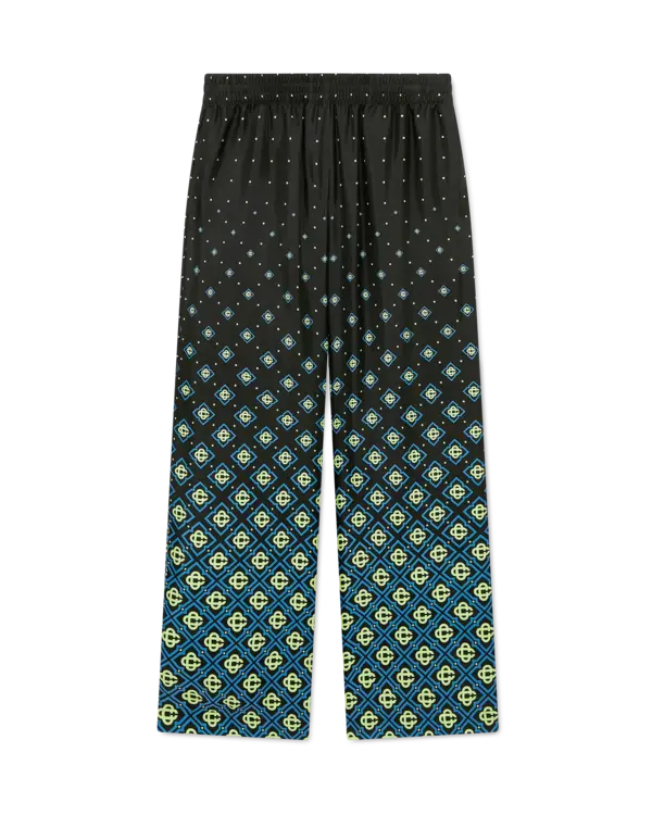 Casablanca Degrade Monogram Silk Trousers